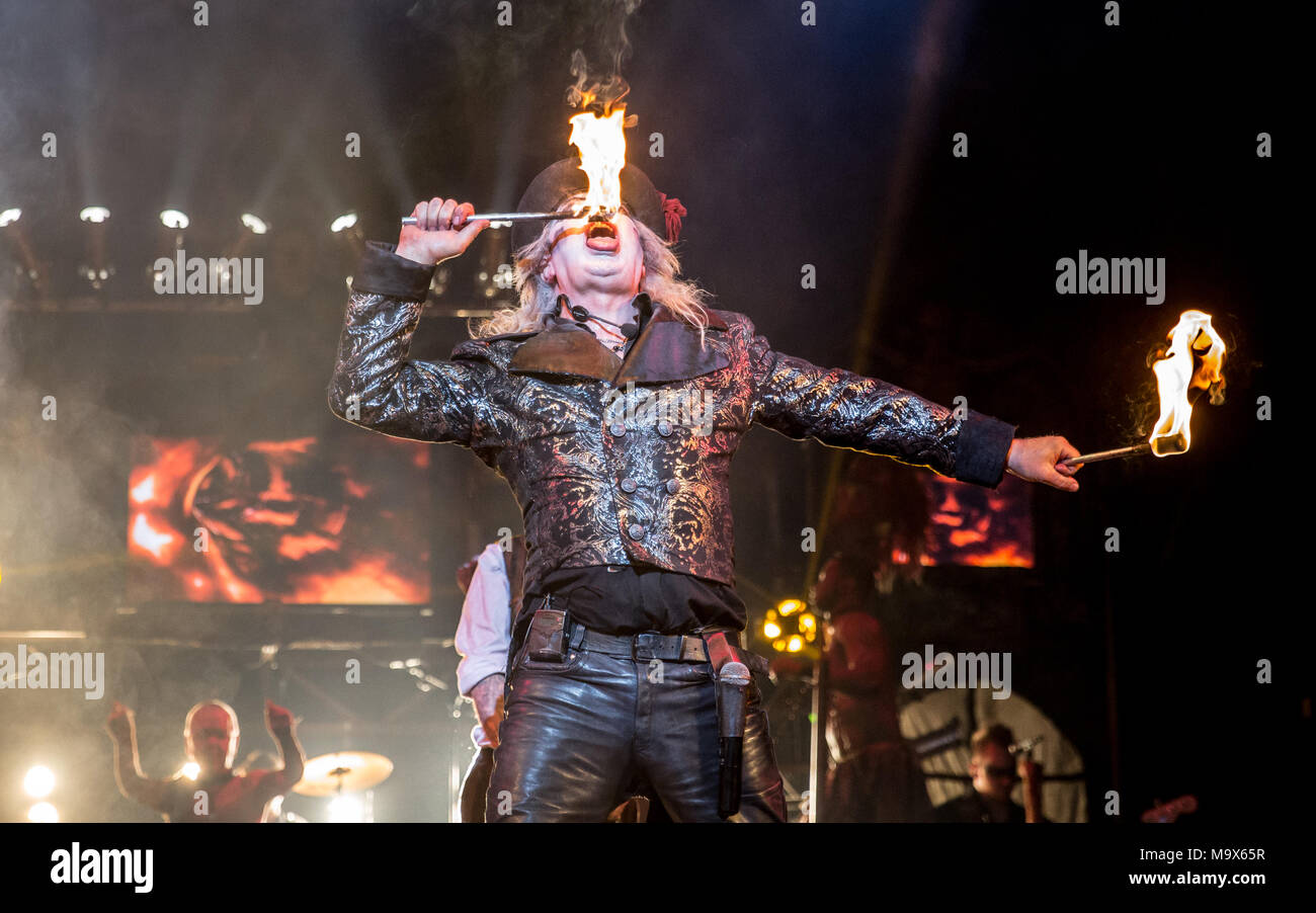 Bournemouth, UK.27th march, 2018. Circus of Horrors at The Pavilion ...