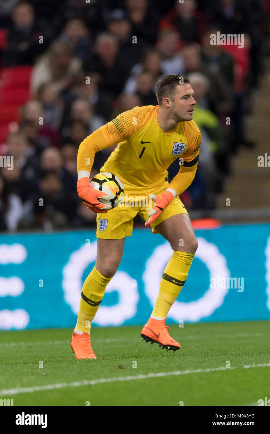 England's Jack Butland during the International Friendly match between ...