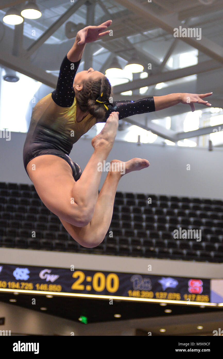 Towson, Maryland, USA. 24th Mar, 2018. GABRIELLA YARUSSI competes on ...