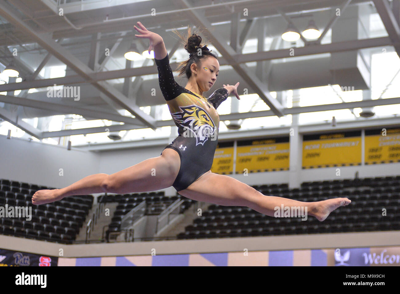 Towson, Maryland, USA. 24th Mar, 2018. MARY ELLE ARDUINO competes on ...