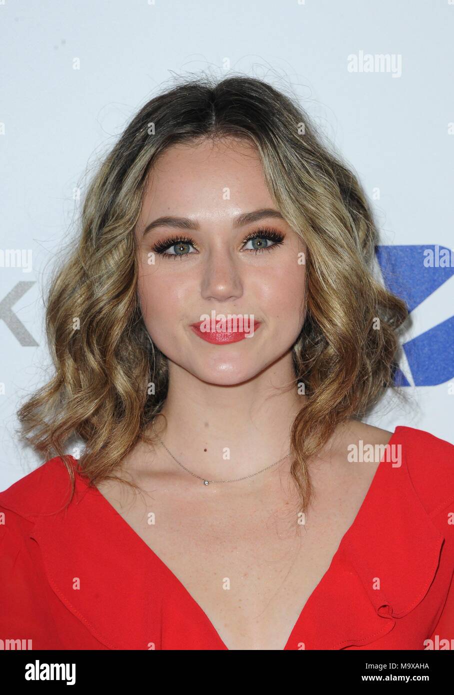 Los Angeles, CA, USA. 28th Mar, 2018. Brec Bassinger at arrivals for ...