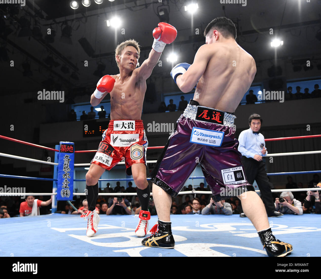 Tokyo, Japan. 27th Mar, 2018. (L-R) Yusaku Kuga, Ryo Kosaka (JPN ...
