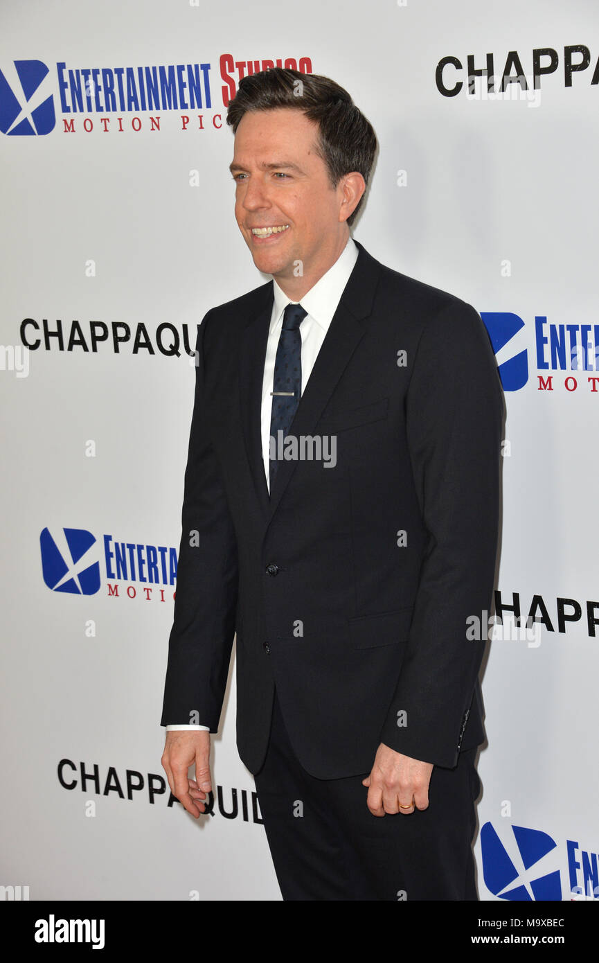 Los Angeles, California, USA. 28th March, 2018. Ed Helms at the ...