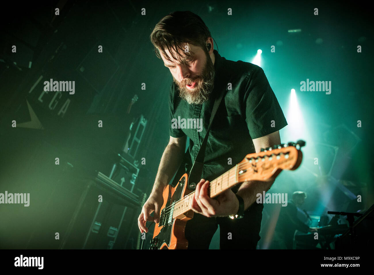 Copenhagen, Denmark. 28th Mar, 2018. The British post-punk band Editors ...