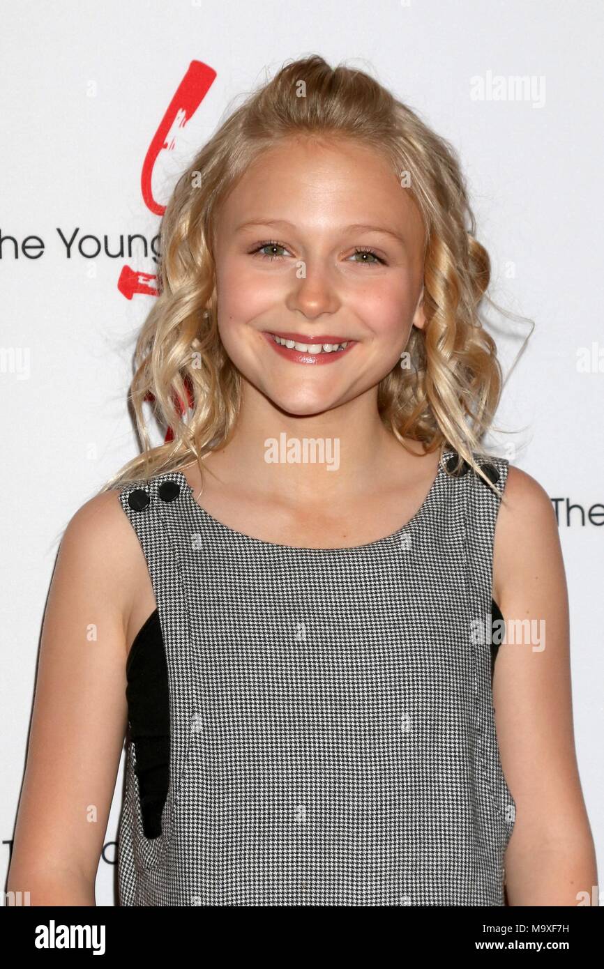 Alyvia Alyn Lind in attendance for THE YOUNG AND THE RESTLESS 45th ...
