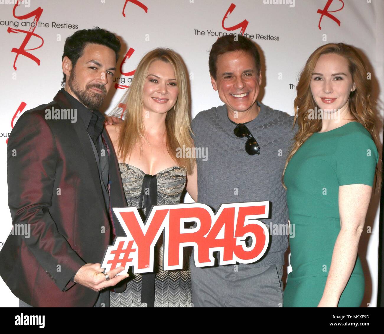 David Lago, Lauren Woodland, Christian LeBLanc, Camryn Grimes in ...