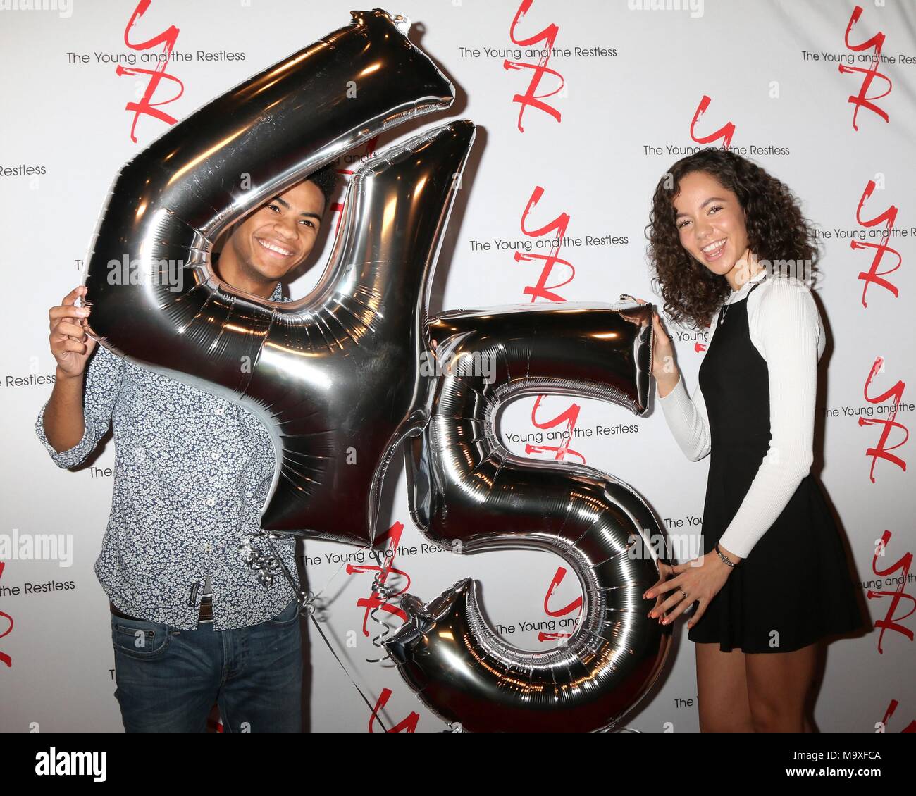 Noah Alexander Gerry, Lexie Stevenson in attendance for THE YOUNG AND ...