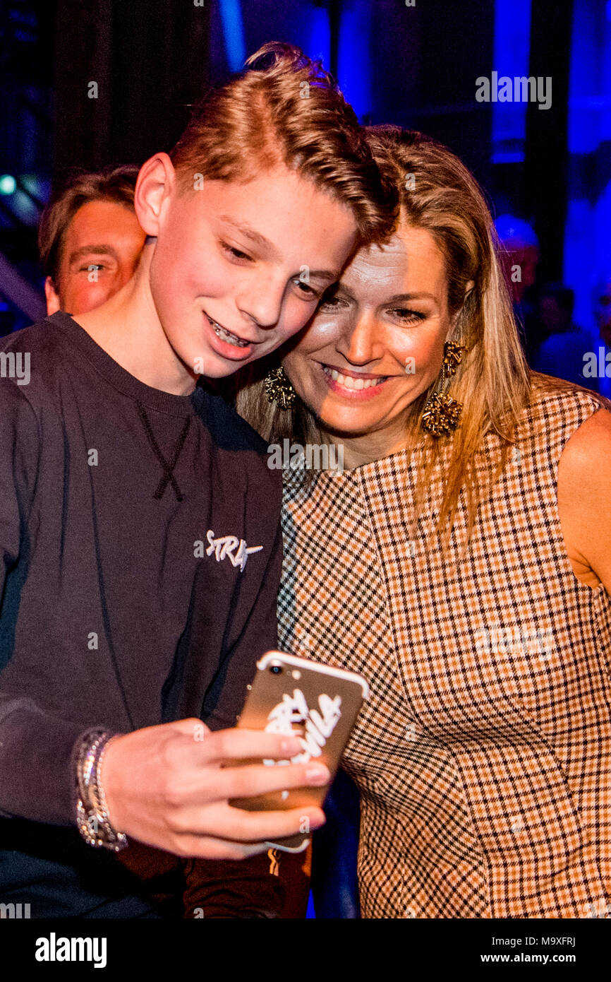 Halfweg, The Netherlands. 28th Mar, 2018. Queen Maxima of The ...