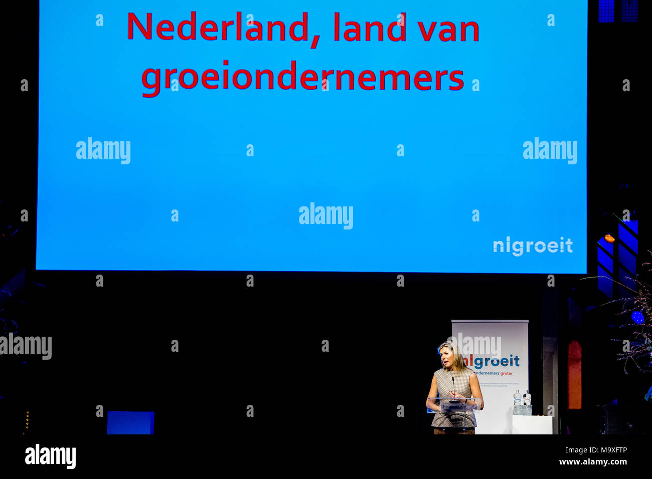 Halfweg, The Netherlands. 28th Mar, 2018. Queen Maxima of The ...