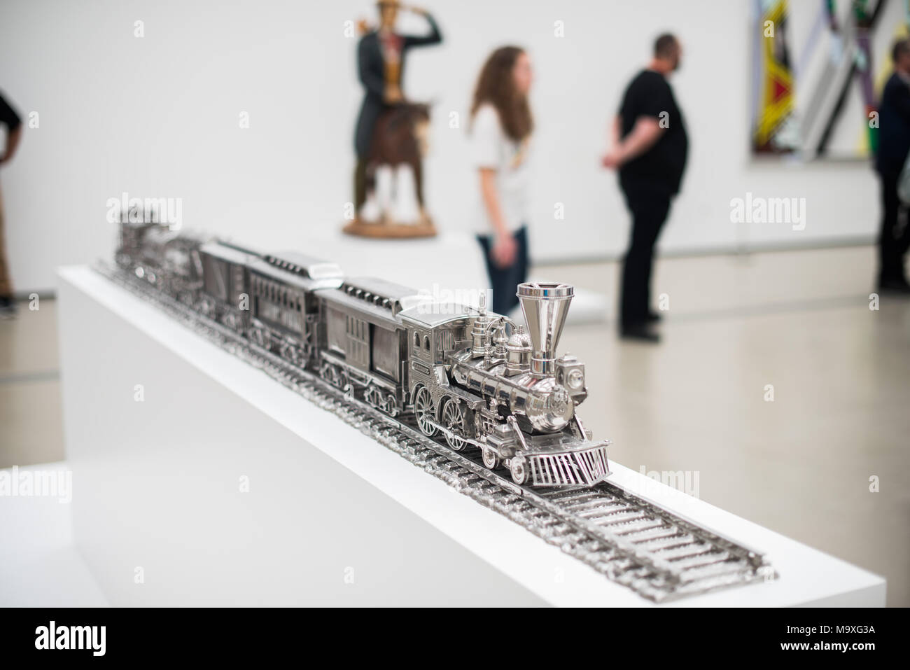 LOS ANGELES, CA - March 15, 2018: Jim Beam - J.B. Turner Train, 1986 by ...