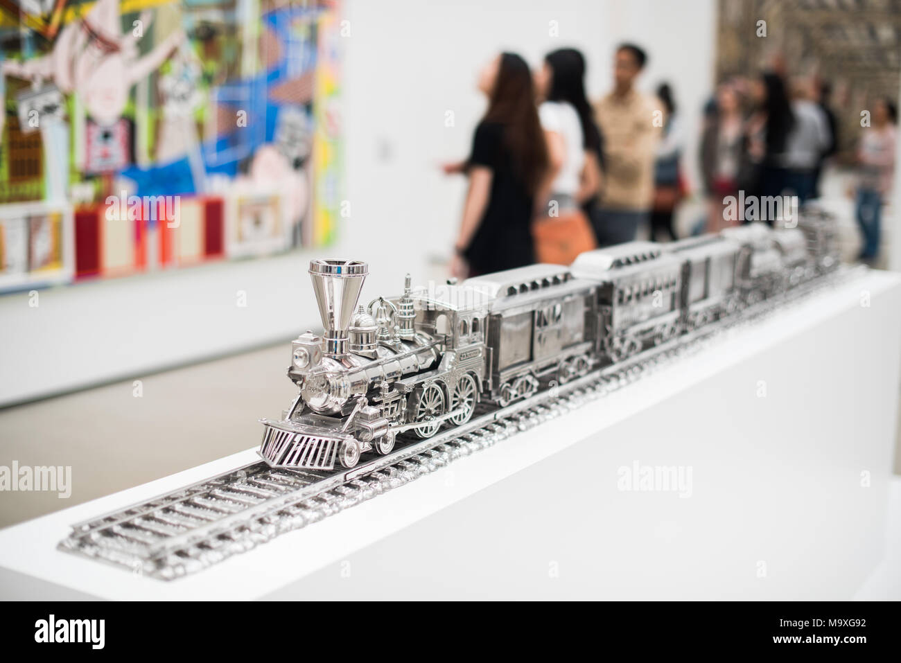 LOS ANGELES, CA - March 15, 2018: Jim Beam - J.B. Turner Train, 1986 by ...