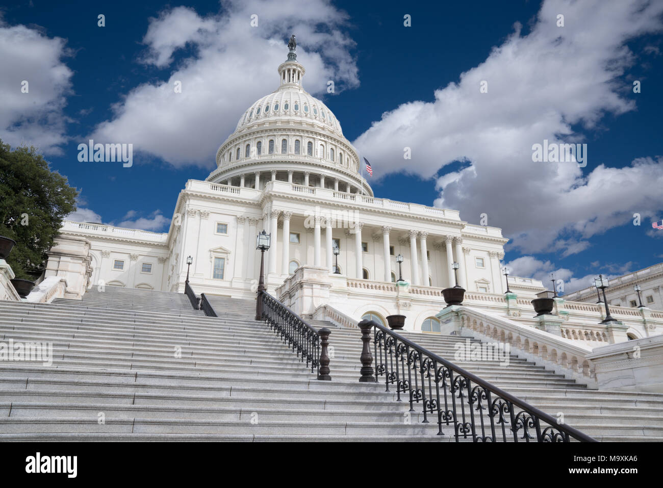 Steps of the United States Capitol Building in Washington, DC Stock ...