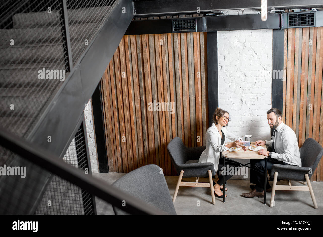 Man eating stairs hi-res stock photography and images - Alamy