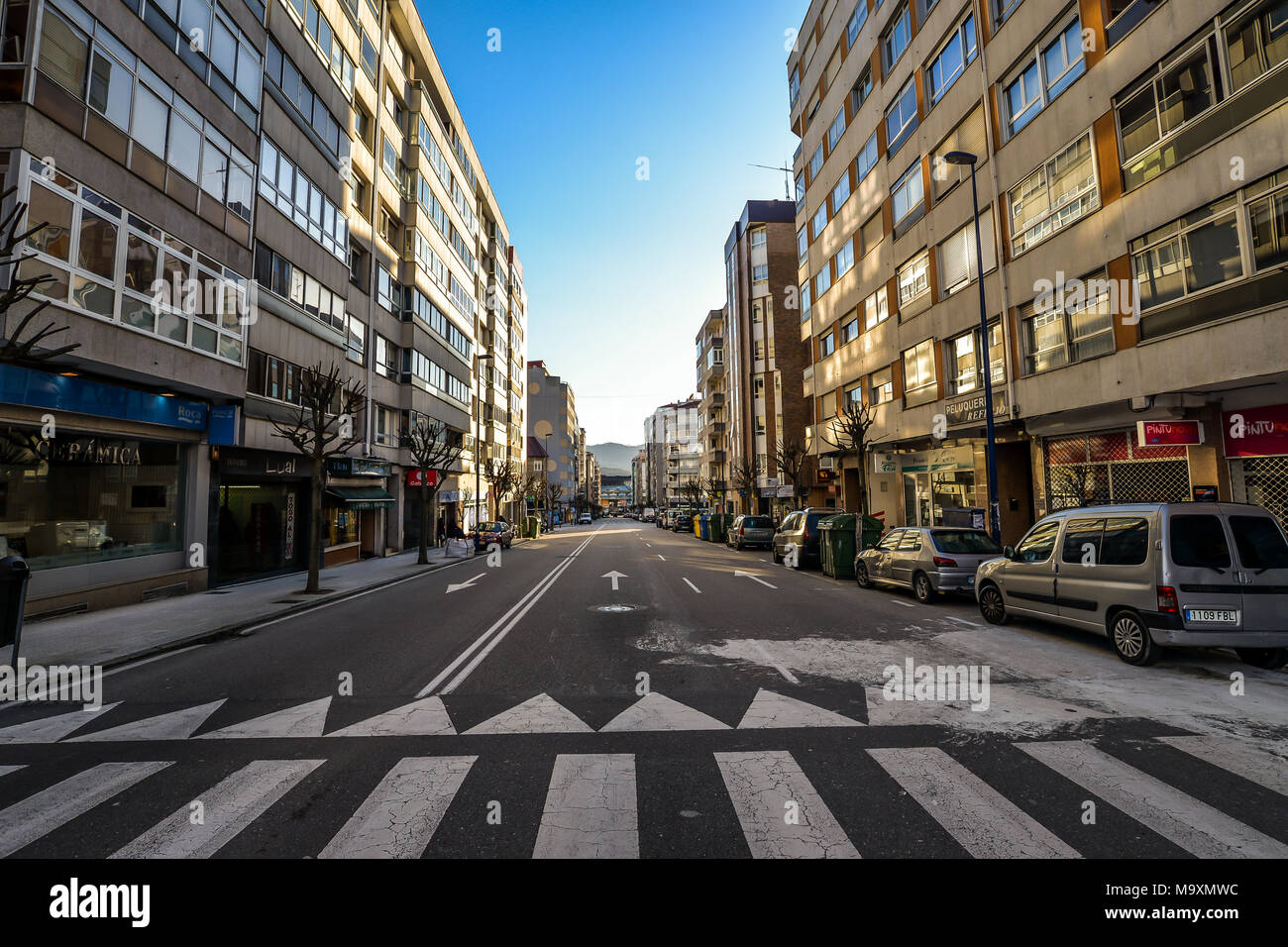 The small city of Vigo - Spain Stock Photo - Alamy