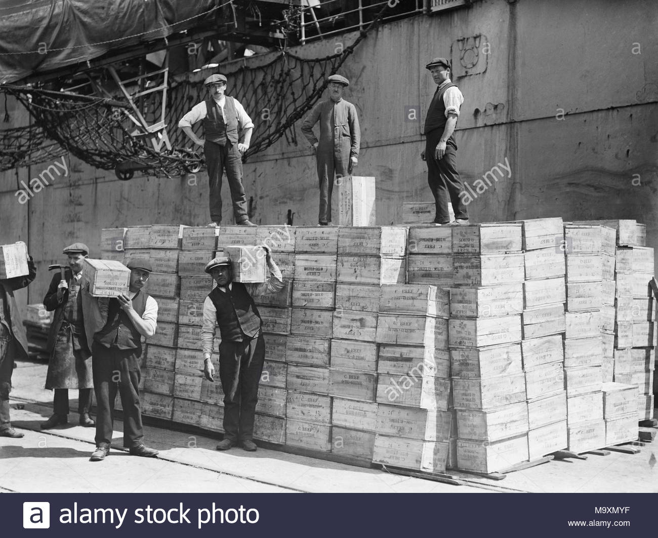 Corned Beef Black and White Stock Photos & Images - Alamy