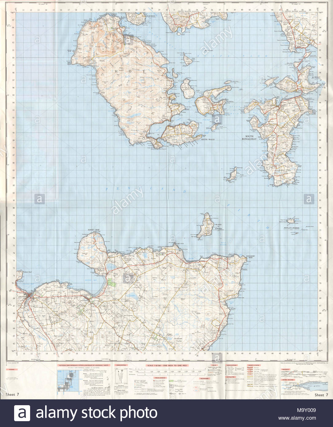 Scotland Map Orkney Stock Photos & Scotland Map Orkney Stock Images - Alamy