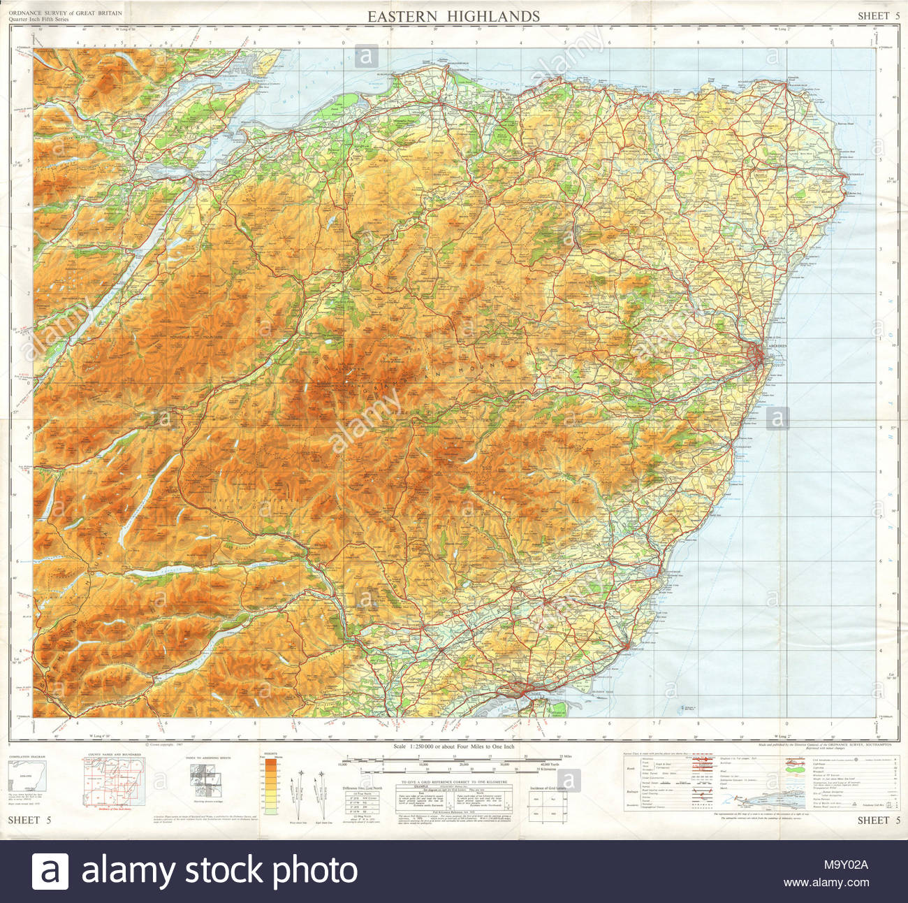 Scotland Loch Ness Map Stock Photos & Scotland Loch Ness Map Stock ...