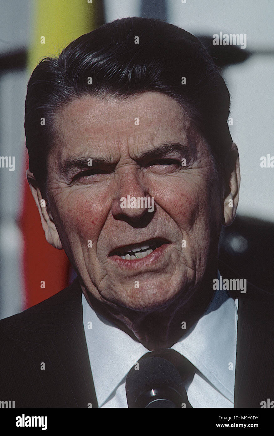 Washington, DC., USA, January 14, 1985 President Ronald Reagan Remarks ...