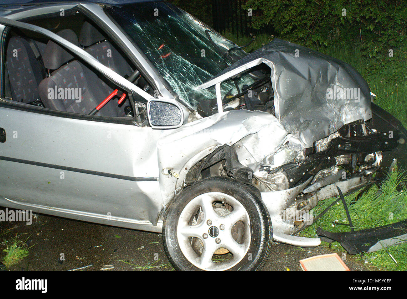 Collision wreckage hi-res stock photography and images - Alamy