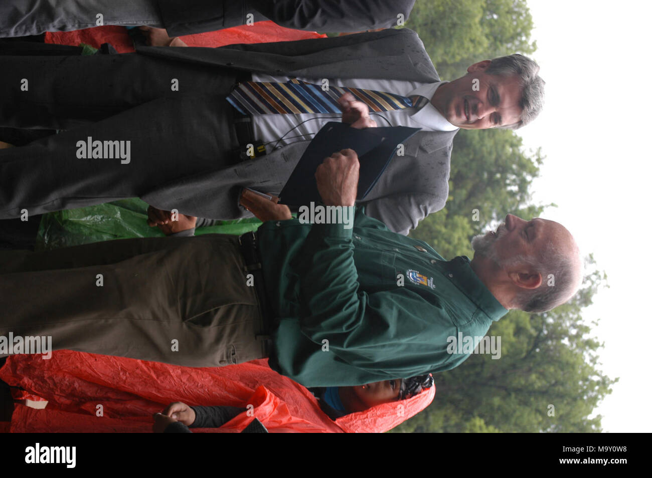 John Christian (USFWS) and Mayor RT Rybak. John Christian (USFWS) and ...
