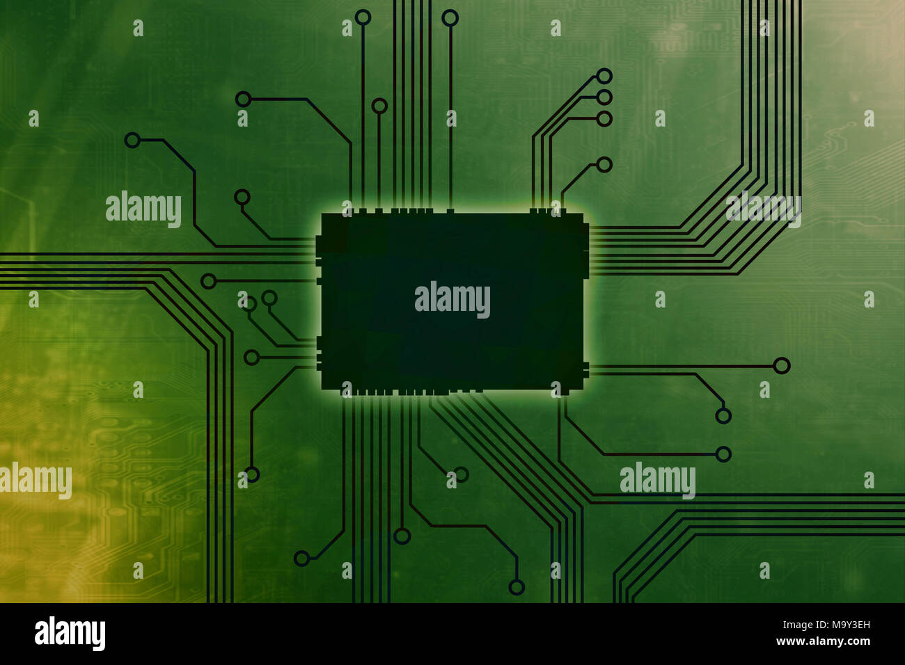 Technology chip setup background Stock Photo - Alamy