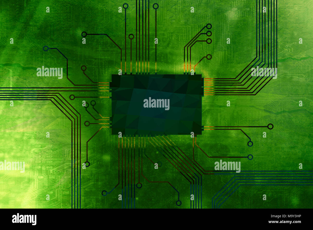 Technology chip setup background Stock Photo - Alamy