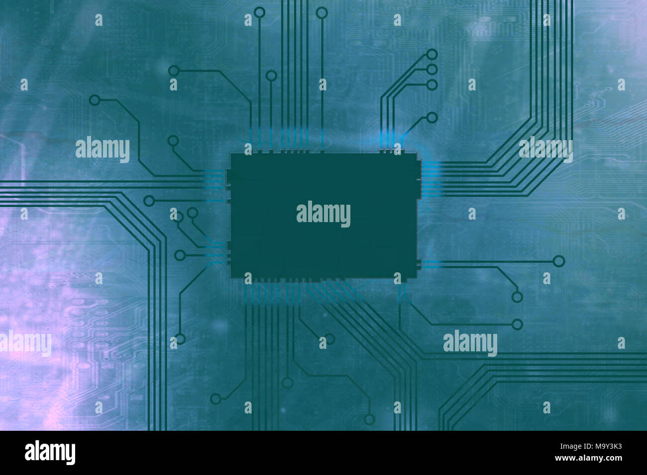 Technology chip setup background Stock Photo - Alamy