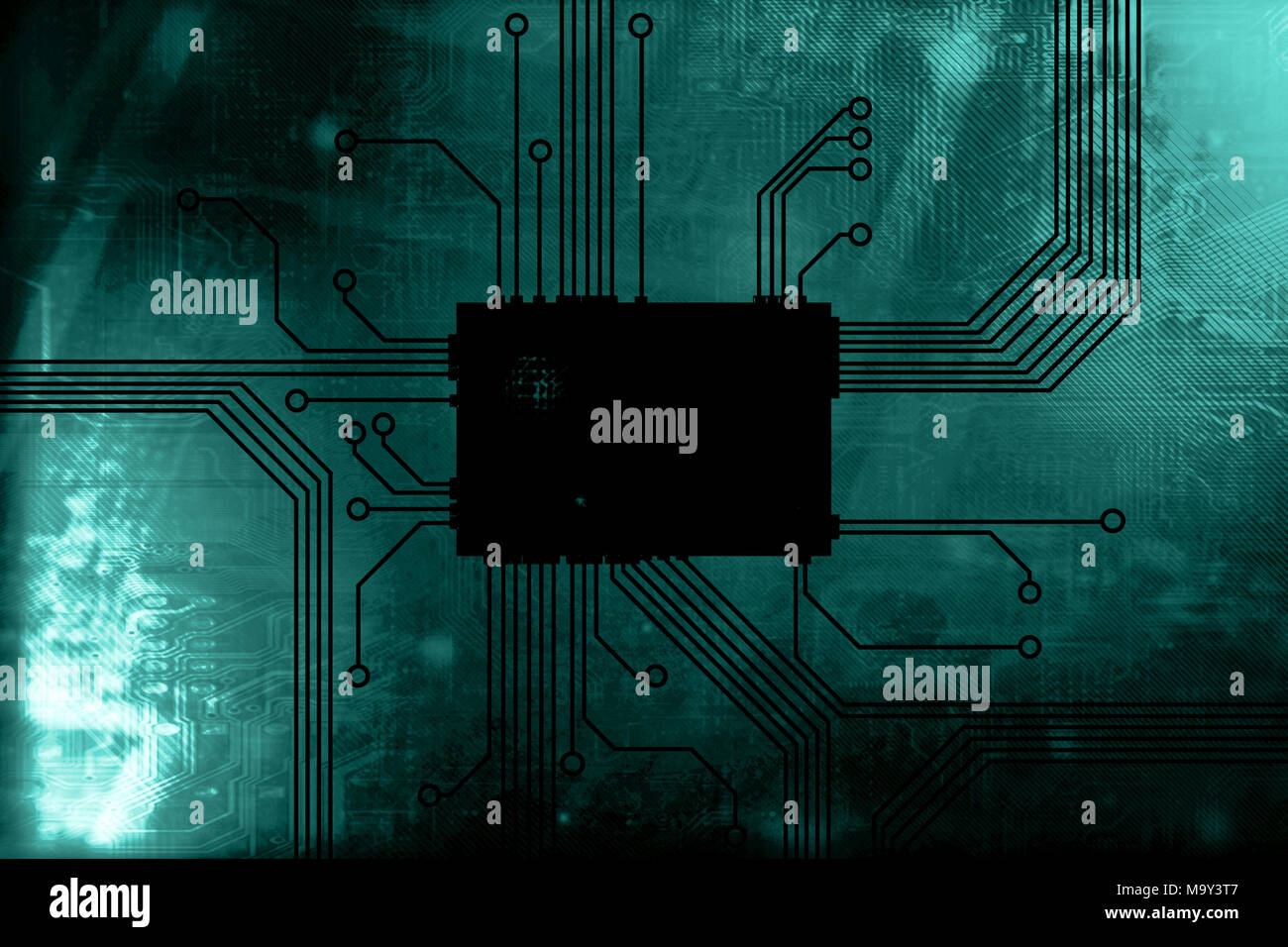 Technology chip setup background Stock Photo - Alamy
