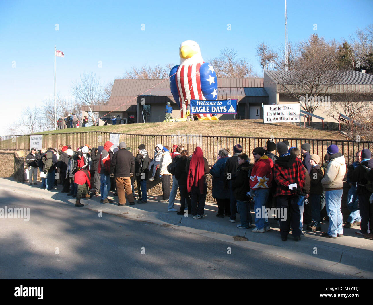 Visitors at Eagle Days Stock Photo - Alamy