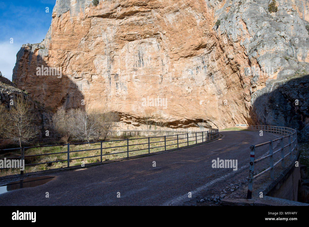River canyon Mesa and jaraba monastery, Spain Stock Photo - Alamy