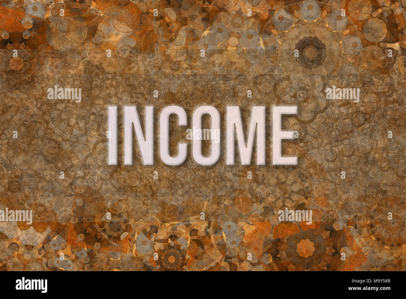 Income, business & finance concepture with abstract pattern background ...