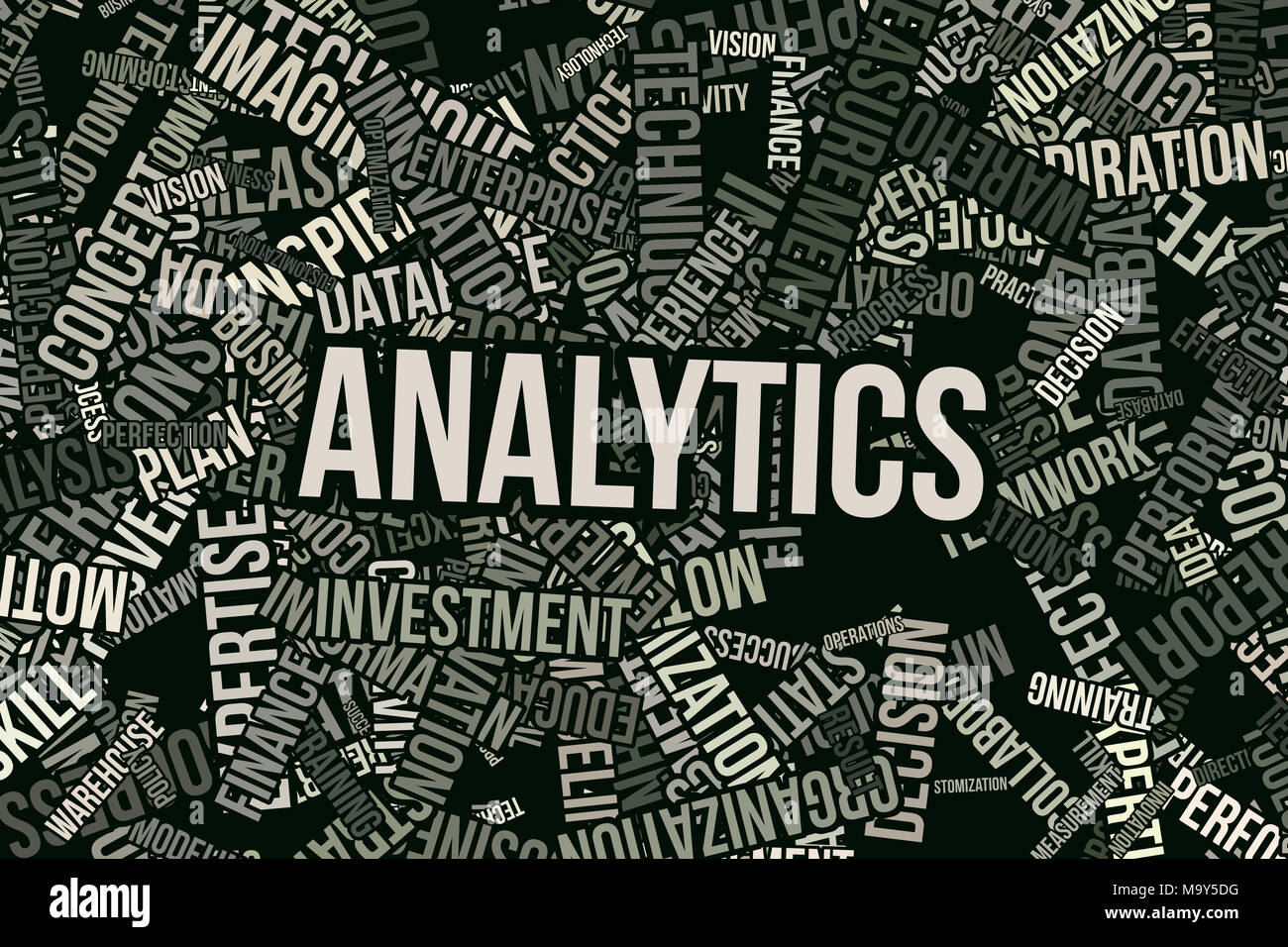 Analytics, business word cloud, for design wallpaper, texture or ...