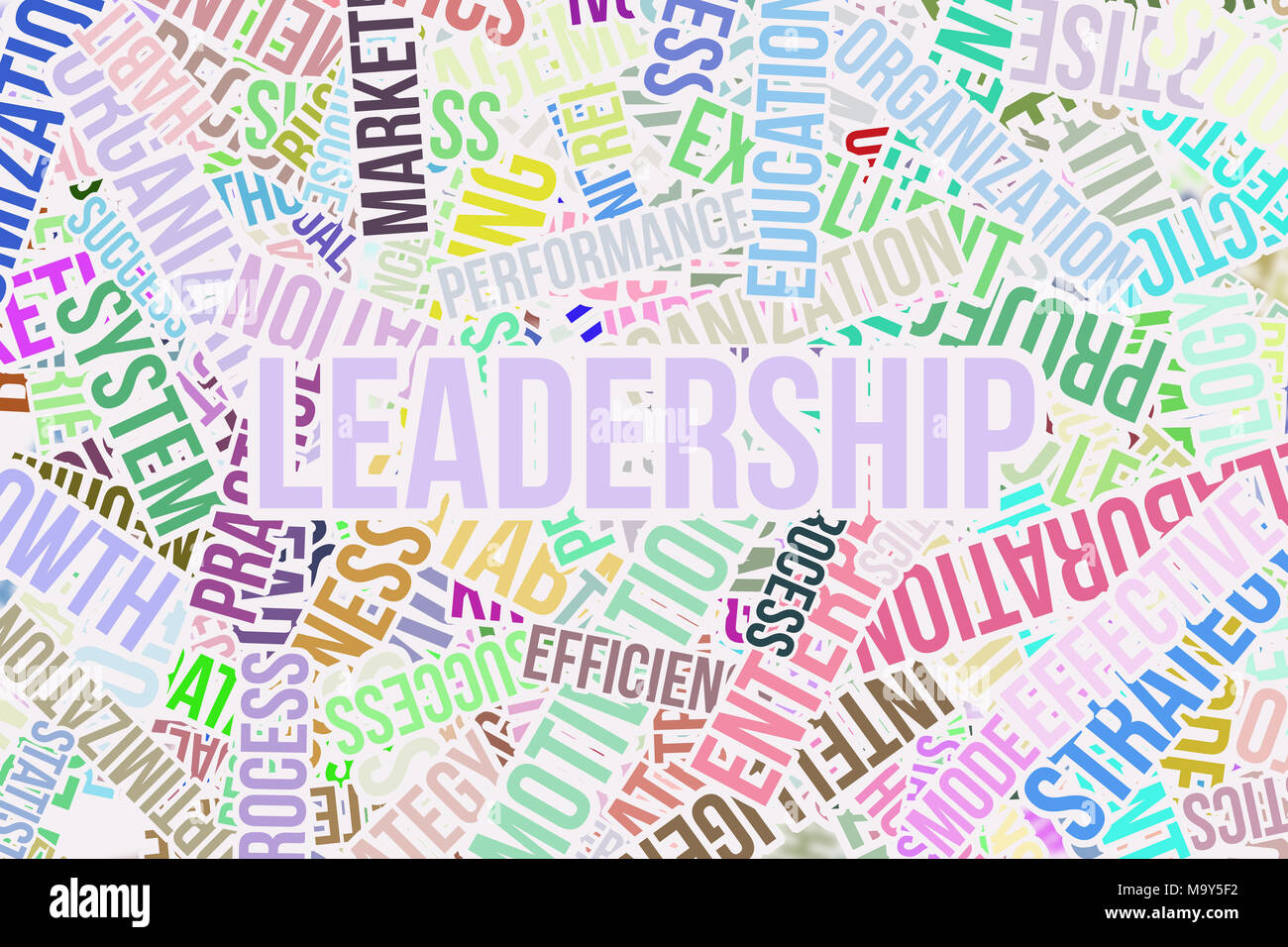 Leadership, business word cloud, for design wallpaper, texture or ...