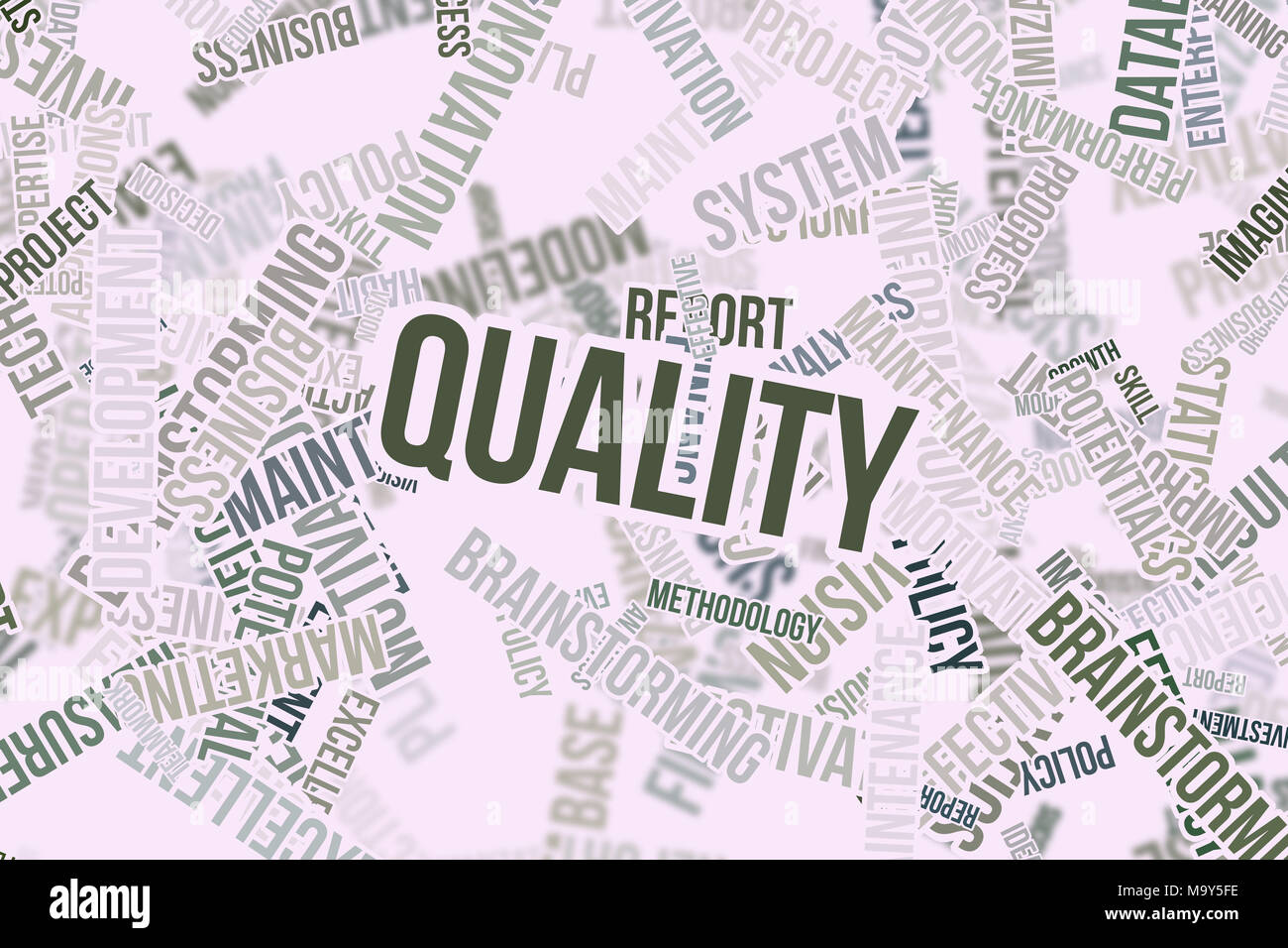 Quality, business word cloud, for design wallpaper, texture or ...