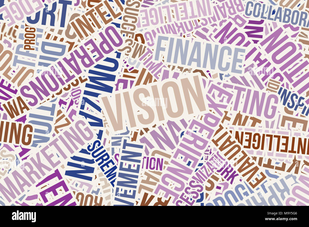 Vision, business word cloud, for design wallpaper, texture or ...