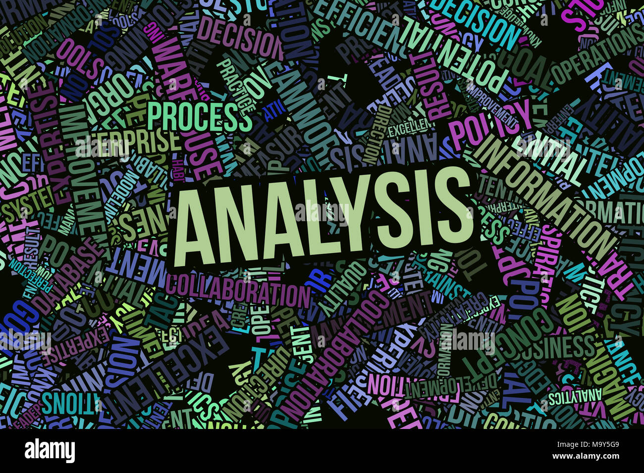 Analysis, business word cloud, for design wallpaper, texture or ...