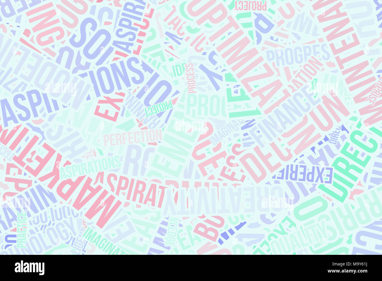 Business word cloud, for design wallpaper, texture or background Stock ...