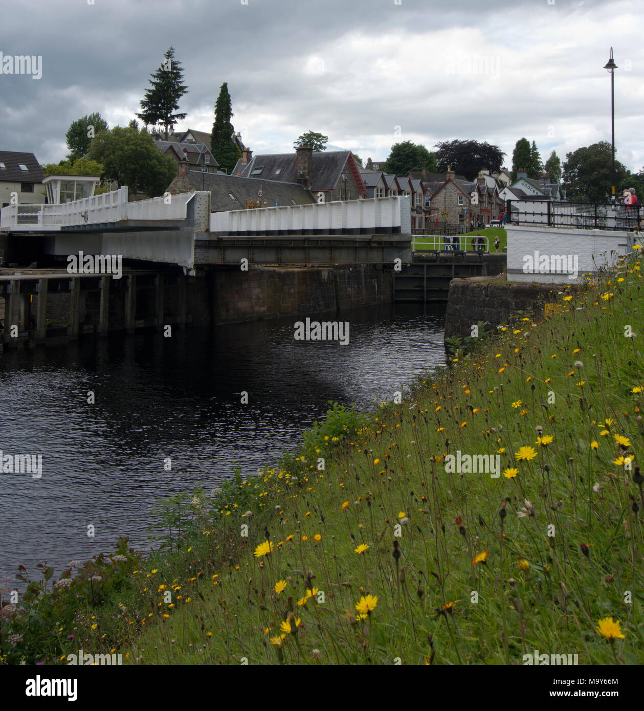 Fort augustus swing bridge hi-res stock photography and images - Alamy