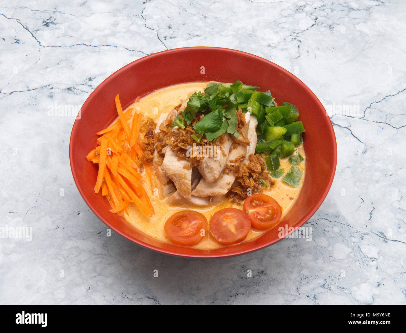 Korean chicken red curry Stock Photo - Alamy