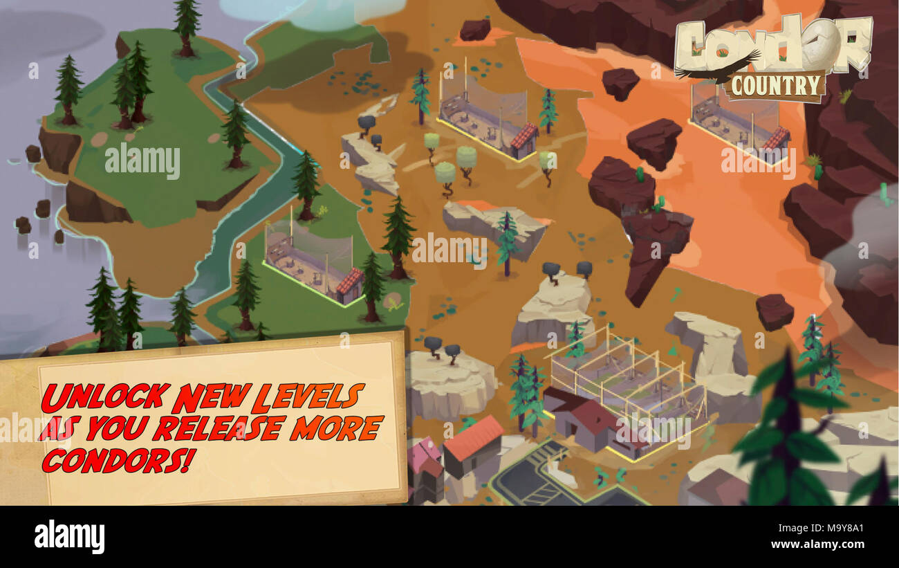 Condor Country Game Habitat Stock Photo - Alamy