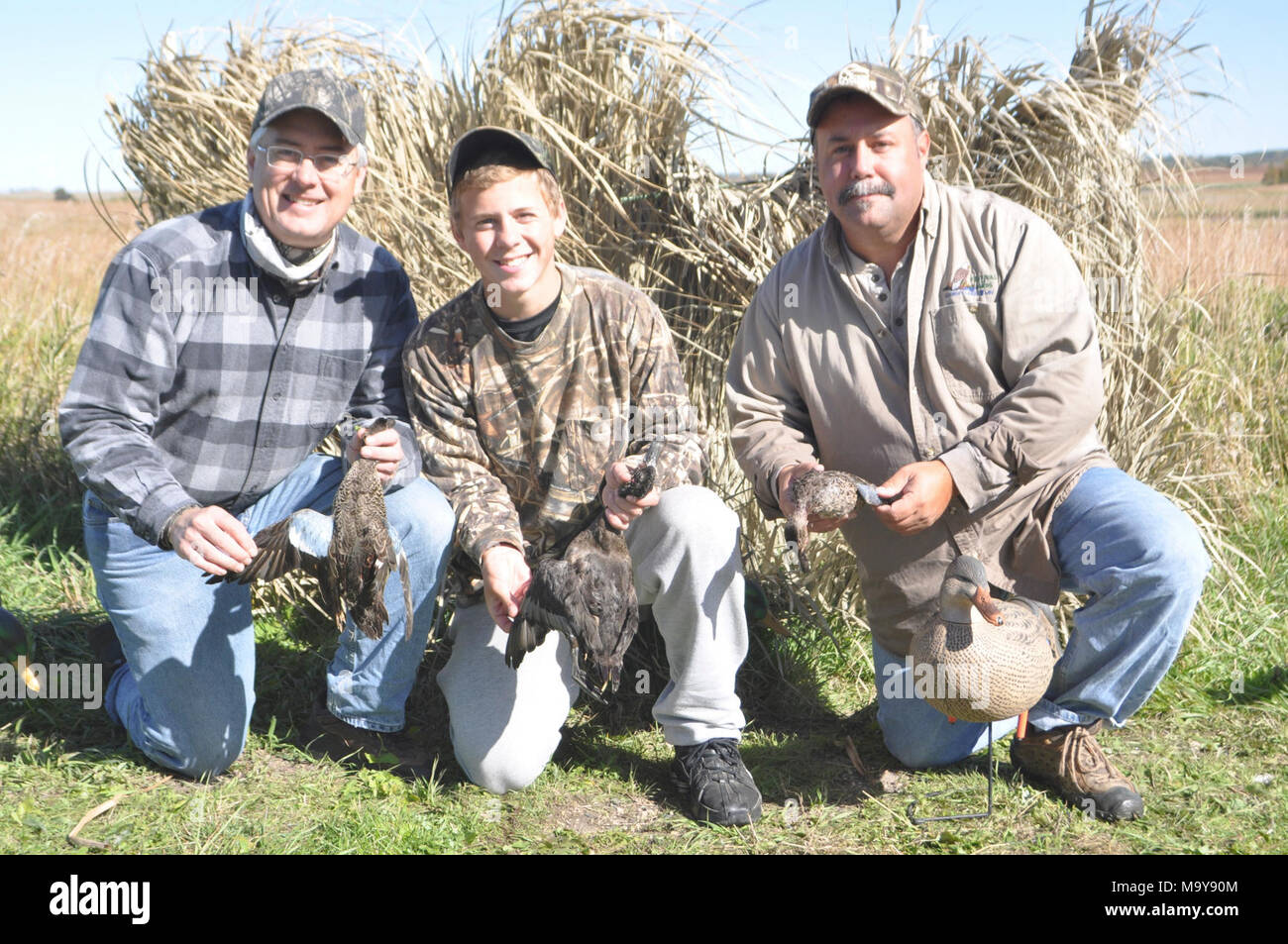 DSC. Rick and Mason Preston with mentor John Voz Stock Photo - Alamy
