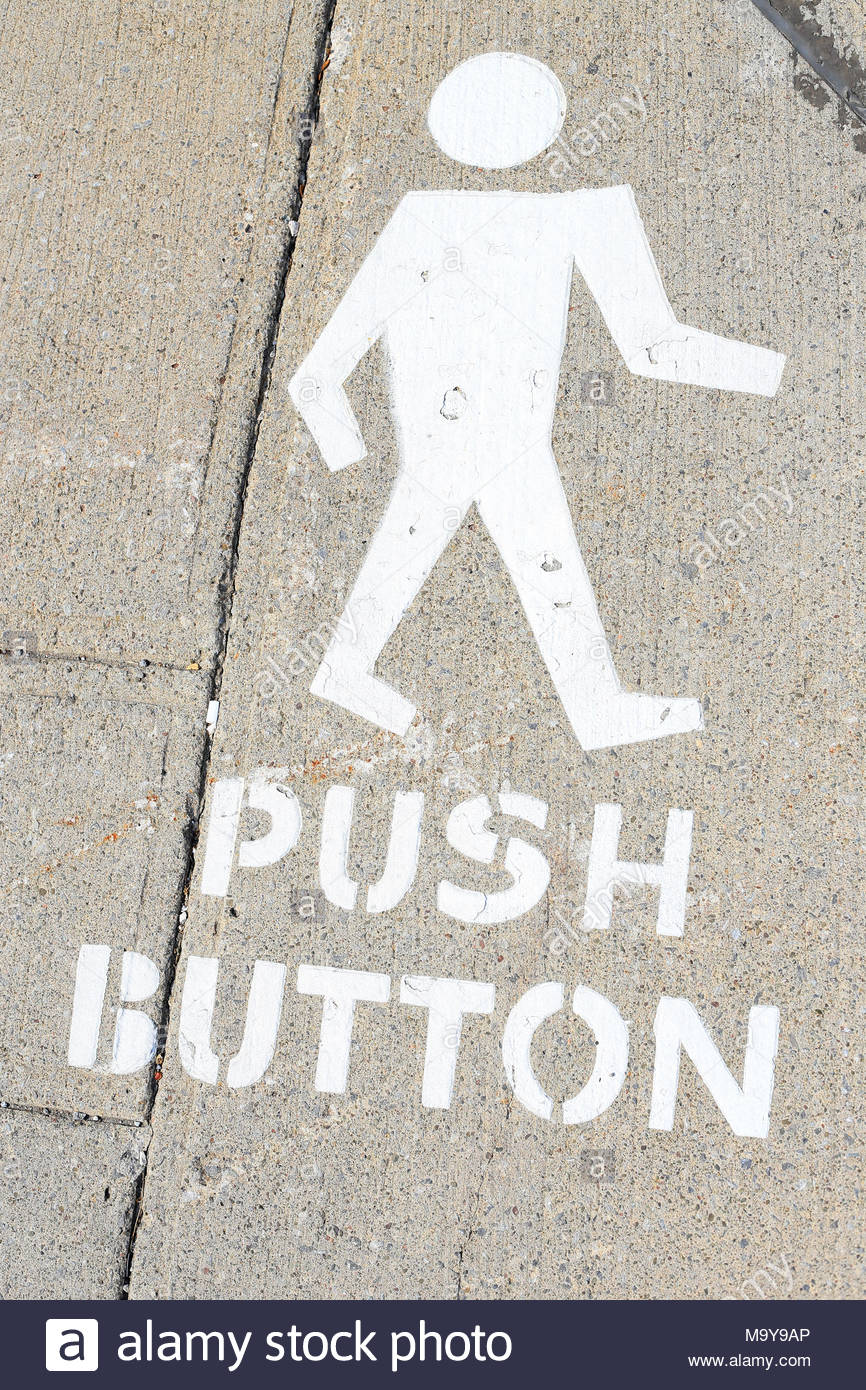 Push Button Road Crossing Stock Photos & Push Button Road Crossing ...