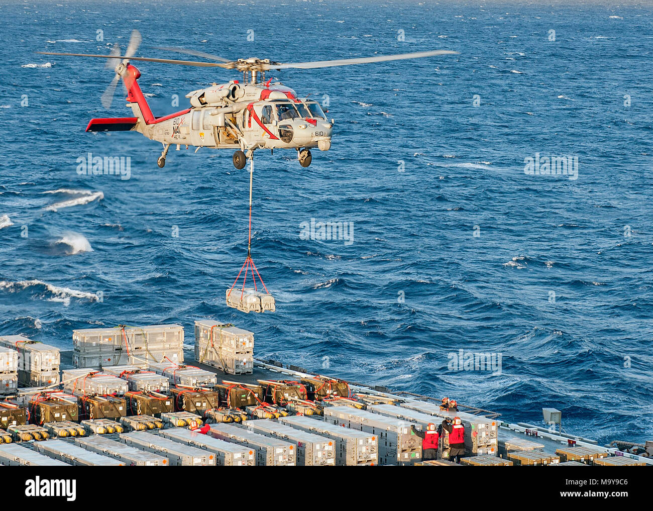 180326-N-JC445-0075 ATLANTIC OCEAN (March 26, 2018) An MH-60S Sea Hawk ...