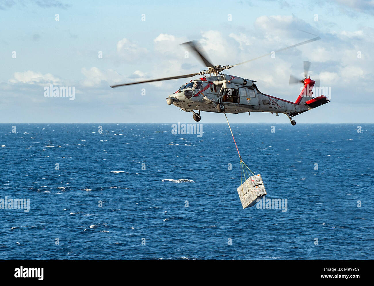180326-N-JC445-0141 ATLANTIC OCEAN (March 26, 2018) An MH-60S Sea Hawk ...