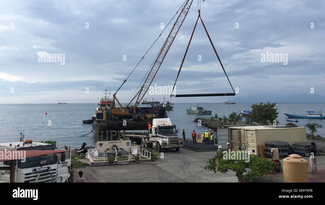 U.S. Navy Seabees, assigned to Underwater Construction Team (UCT) 2 ...
