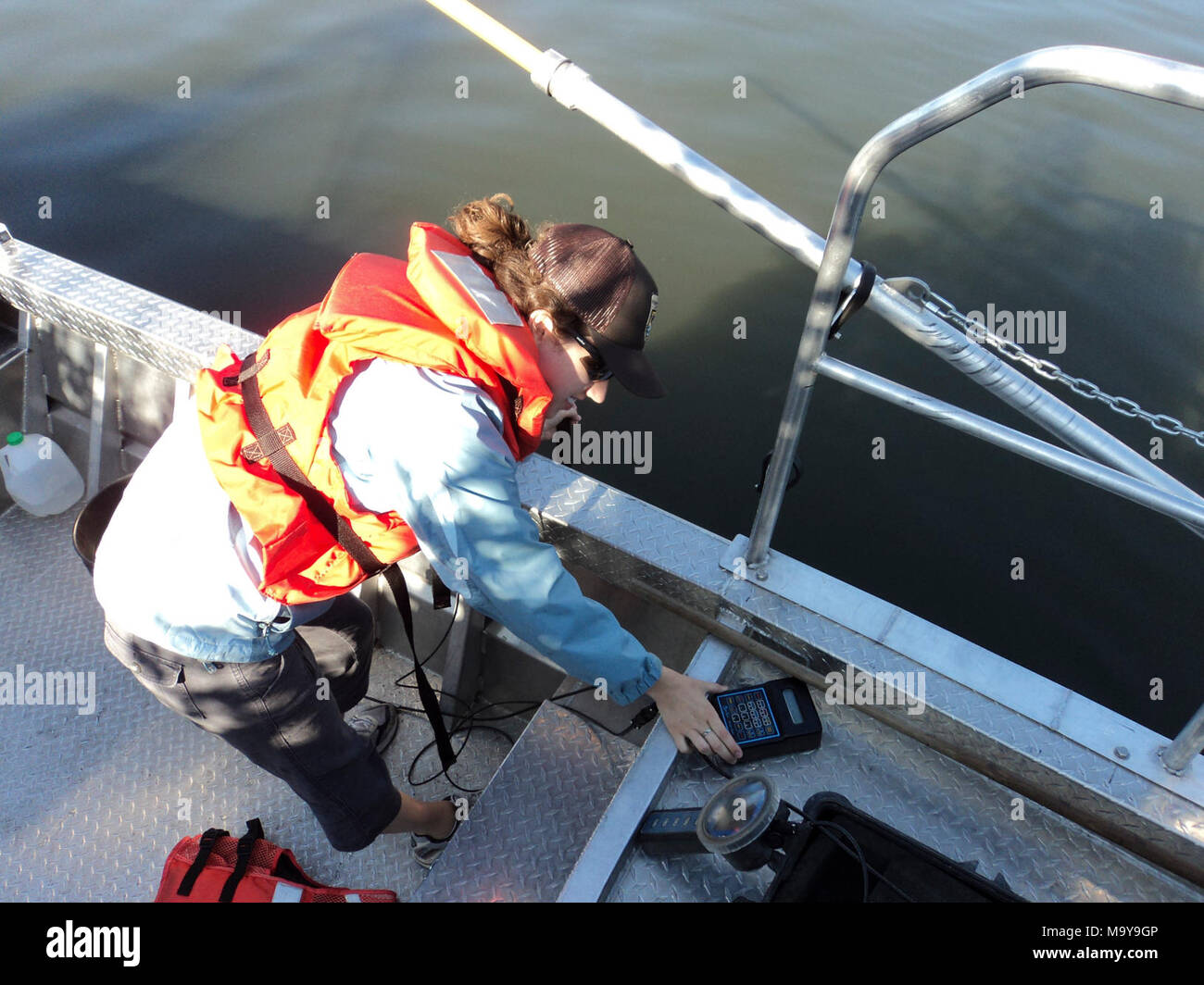 Flow Meter. View of the control box for the Swoffer Instruments Model ...