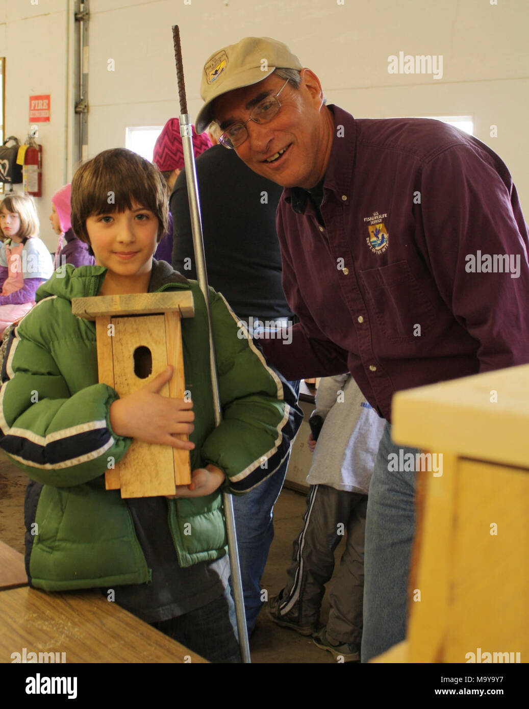Home Sweet Home. With a sense of completion and his new bird house, a ...