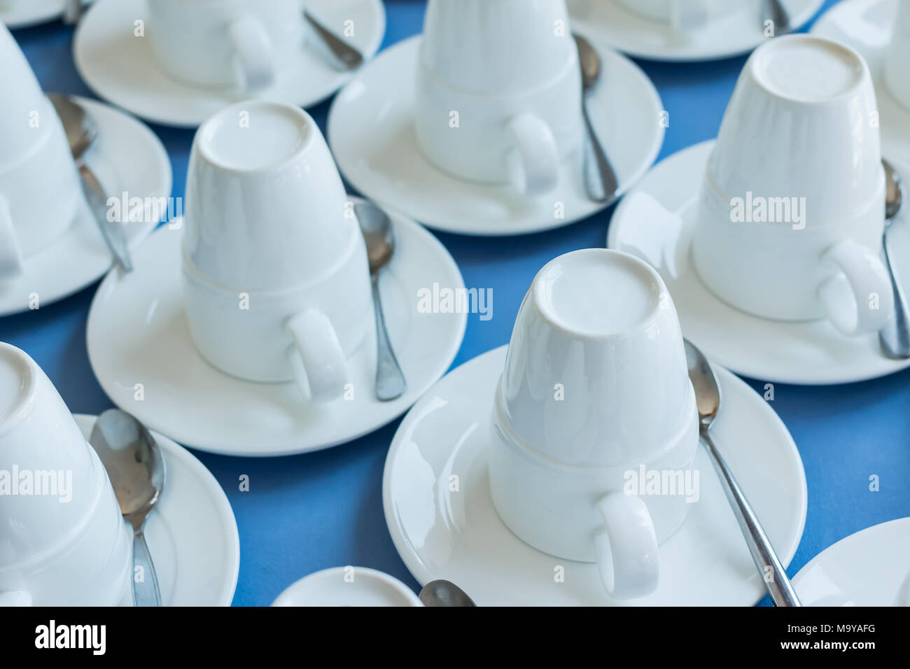 White cup upside down hi-res stock photography and images - Alamy