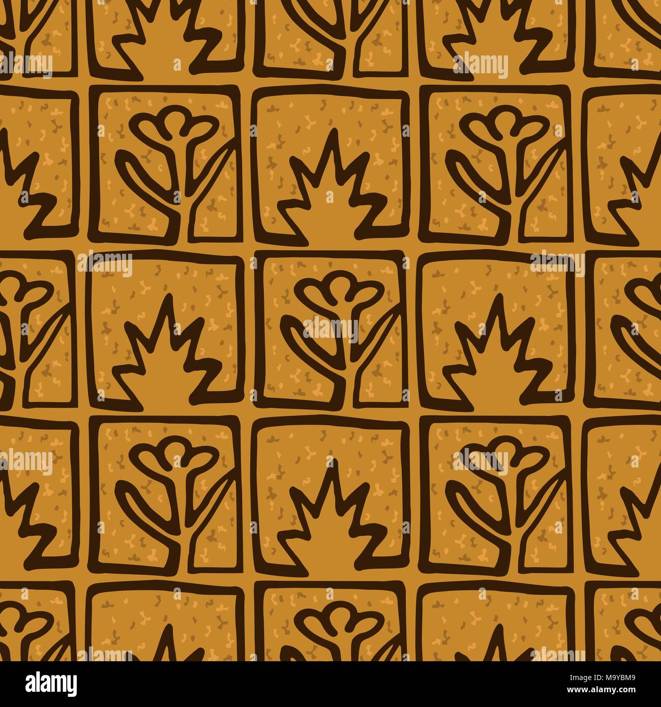 Gold abstract flowers Stock Vector Image & Art - Alamy