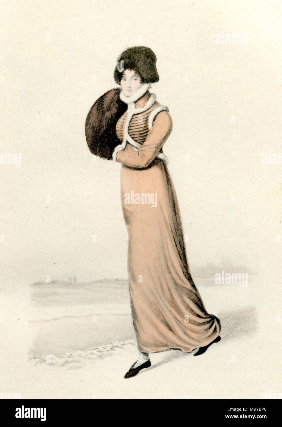 Women's fashion from La Belle Assemblé, London, 1812 Stock Photo - Alamy